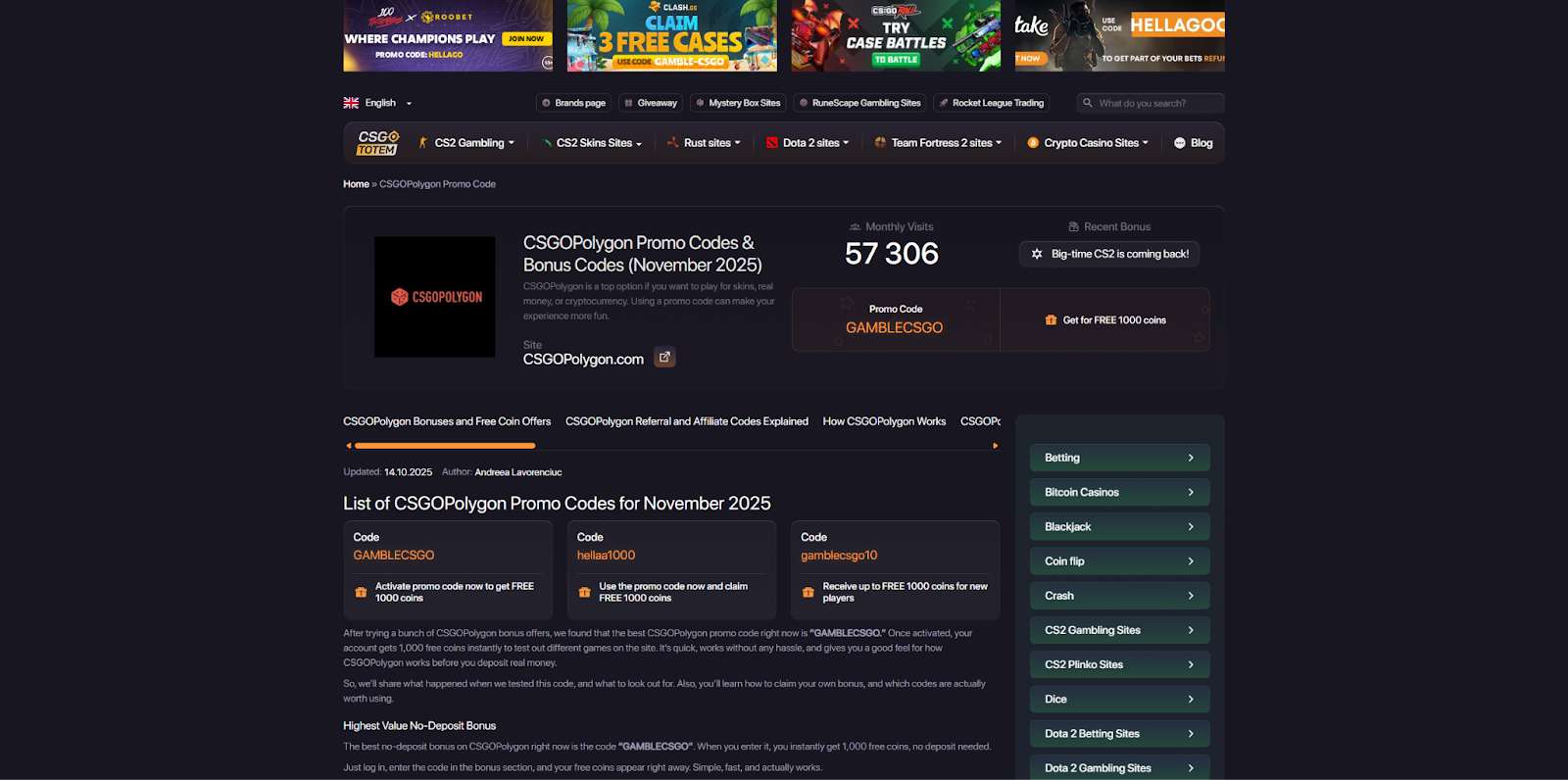 Find a Working CSGOPolygon Promo Code for FREE Coins 2025 - Traveltweaks